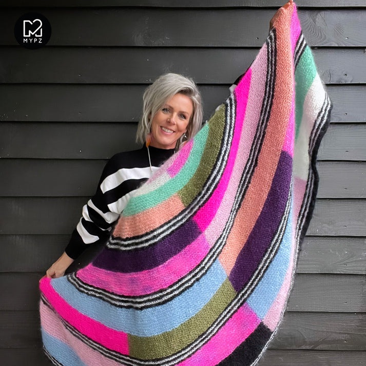 Knitting pattern - Big Cosy Cuddle Mohair Shawl No6 (ENG-NL) – MYPZ ...